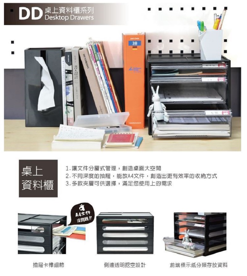 DD-121 A4資料櫃|livinbox辦公文具|樹德企業-熱銷70多國的50年台灣製收納美學